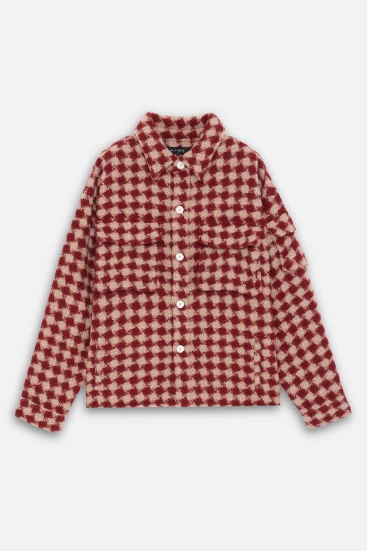 MILITARY CHECK JACKET - RED - MLVINCE
